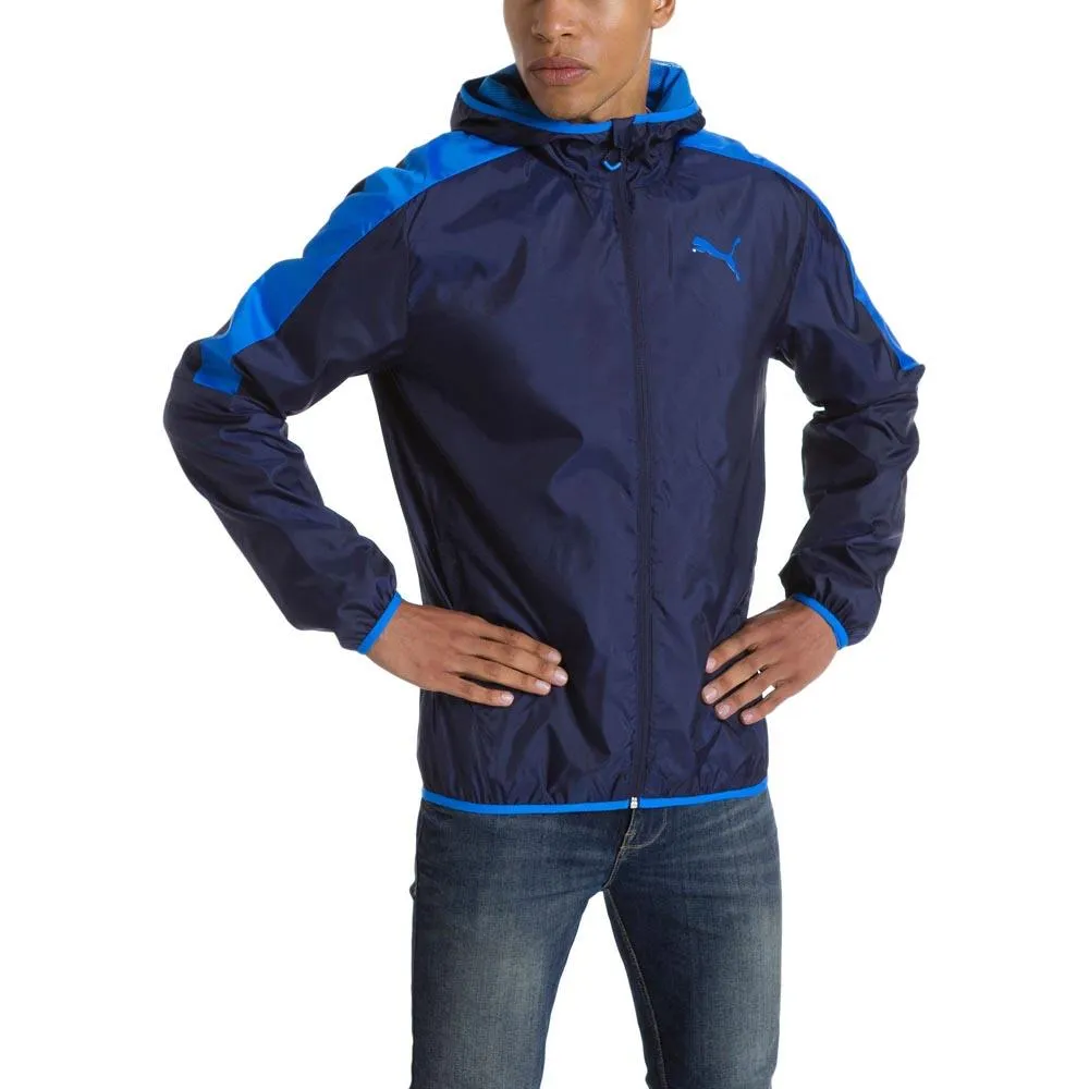 Puma Essential Techstripe Windbreaker Blue, Runnerinn